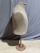 Bust-Form Display Mannequin on Adjustable Metal Base - Metzger Property ...