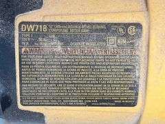 DeWalt DW718 12-Inch Double-Bevel Sliding Compound Miter Saw - Metzger ...