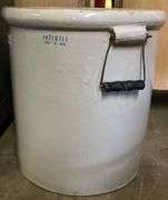 No. 10 Red Wing Stoneware Crock with 1915 Patented Handles 15”x16 ...