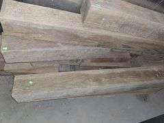 Stack of Reclaimed Rough-Cut Lumber Timber Boards - Metzger Property ...