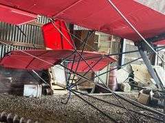 Red Ultralight Aircraft with Bombardier-Rotax Engine, Spare Parts and ...