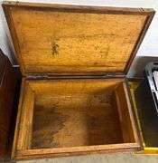 Rectangular Hinged Storage Chest, 23.25×15.25×11″ - Metzger Property ...