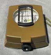 Military-Style Compass with Carrying Pouch and Built-In Clinometer ...