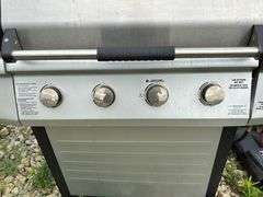 Brinkmann Gas Grill with Side Burner and Thermometer - Metzger Property ...
