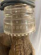Hemingray Glass Insulators Mounted on Beam, 24”L - Metzger Property ...
