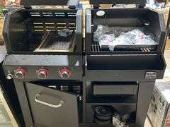 Nexgrill Oakford 1150 Pro Combo Series Gas and Charcoal Grill 44”x23”x ...