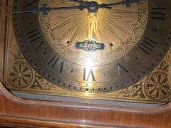 Tall Clock-Case Shelf Unit with Electric Clock Face 12″x8″x63 ...