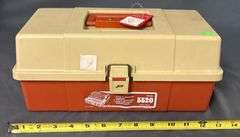 Plano Model 5520 Tackle Box w/ Fishing Lures, 13” Long – 6” Tall ...