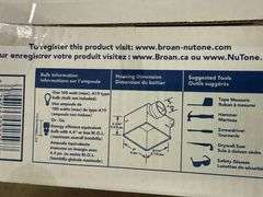 Broan 678 Ventilation Fan with Light, 50 CFM, Made in the USA - Metzger ...
