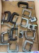 Metal C-Clamps, Hacksaw, and Letter/Number Stamp Punch Set - Metzger ...