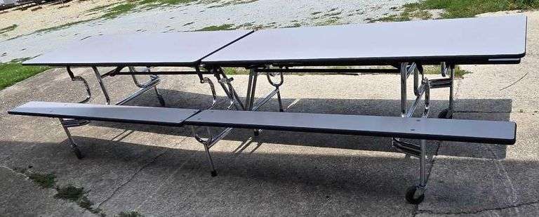 Cafeteria Table - 30" Table Only, 52" wide with seats, 12' Long ...