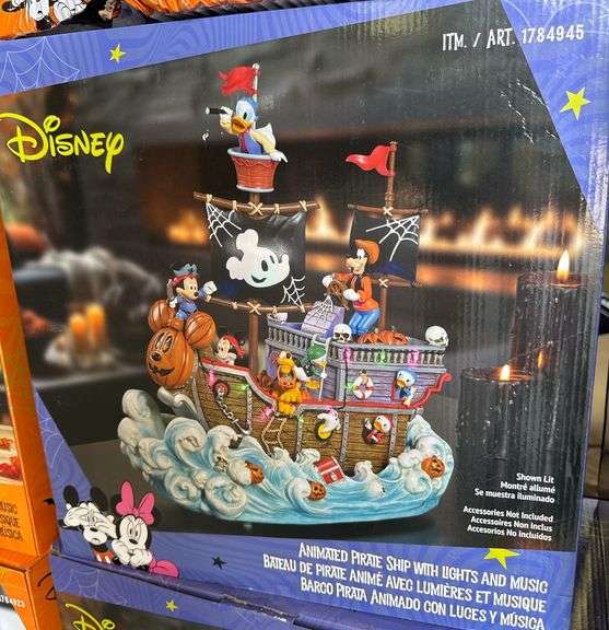Disney Animated Pirate Ship with Lights and Music - Metzger Property ...