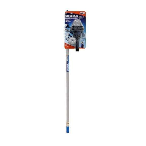 - Unger Universal Bulb Changing Kit w/ 11 Telescopic Pole & 5 Attachm ...