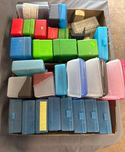 Plastic Storage Boxes in Various Colors and Sizes - Metzger Property ...