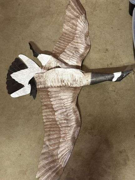 Handcrafted Canada Goose Paper Hanging Decor 44” - Metzger Property ...