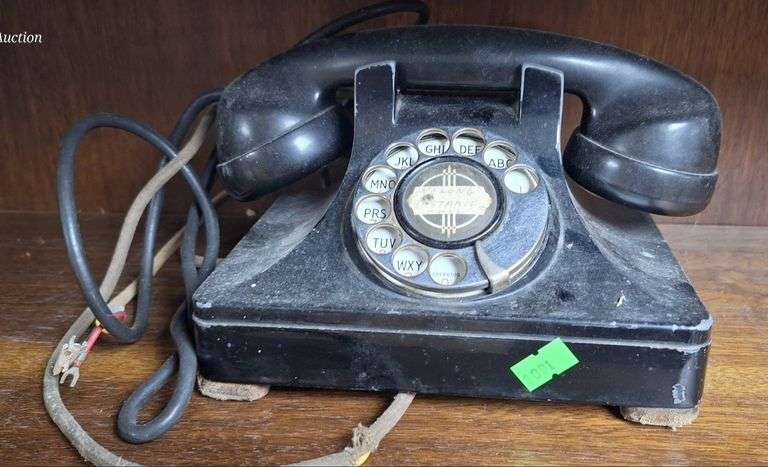 Black Rotary Dial Telephone with Wired Cord - Metzger Property Services ...