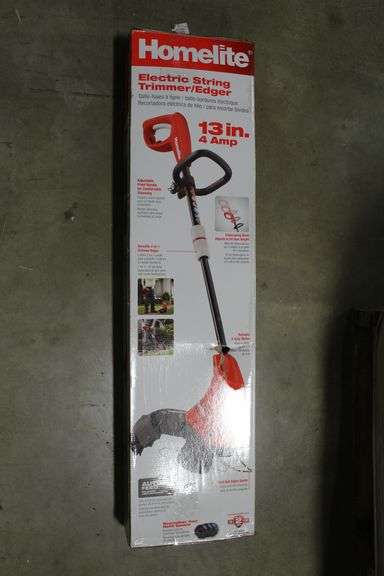 HOMELITE - 13 in. 4 Amp Straight Electric String Trimmer - SEE DETAILS ...