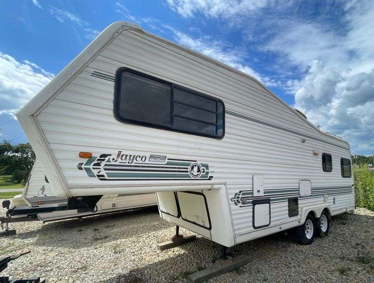 1988 Jayco Camper 5th Wheel, AC Works, 2 Full Propane Tanks, VIN ...