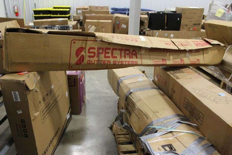SPECTRA PRO SELECT - 5 in. x 8 ft. K-Style Bronze Aluminum Gutter ...
