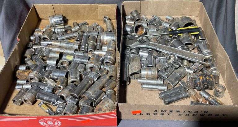 Chrome Sockets, Adjustable Wrench, and Screwdriver - Metzger Property ...