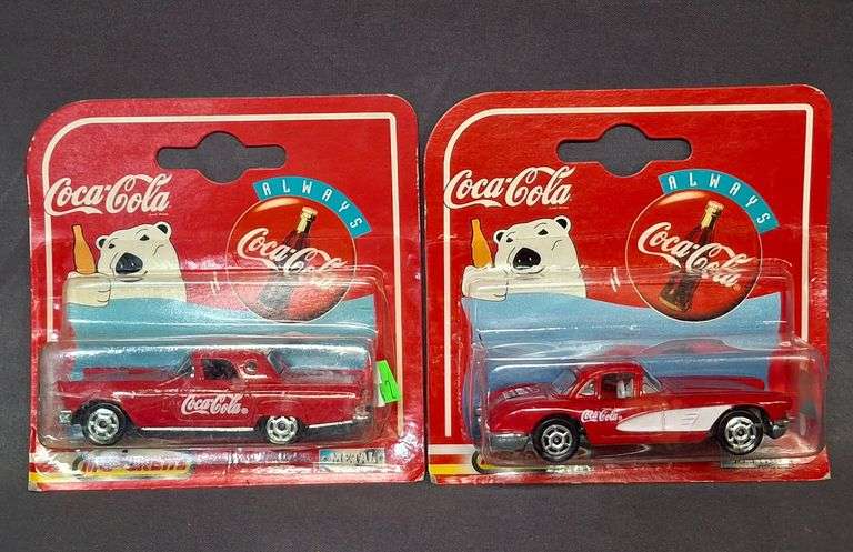 2 Majorette Always Coca-Cola Die-Cast Cars in Packaging - 1/64 scale ...