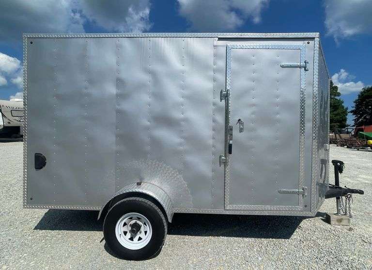 6x12 1 Axle Assembled Enclosed Trailer, Has Title, VIN: MVIN36833IND ...