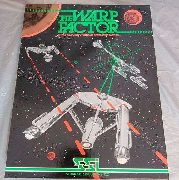 The Warp Factor Apple II Computer Game by Strategic Simulations Inc ...