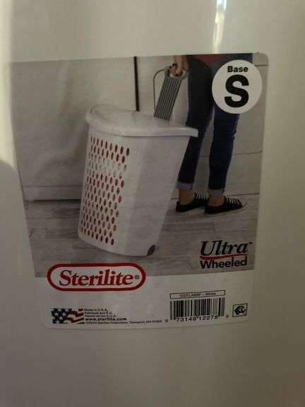 Sterilite Ultra Wheeled Laundry Basket with Handle without lid 26″ H ...