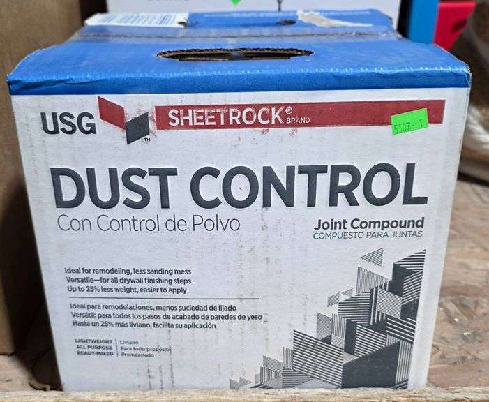 USG Sheetrock Brand Dust Control Joint Compound, 3.5 Gal Unopened ...