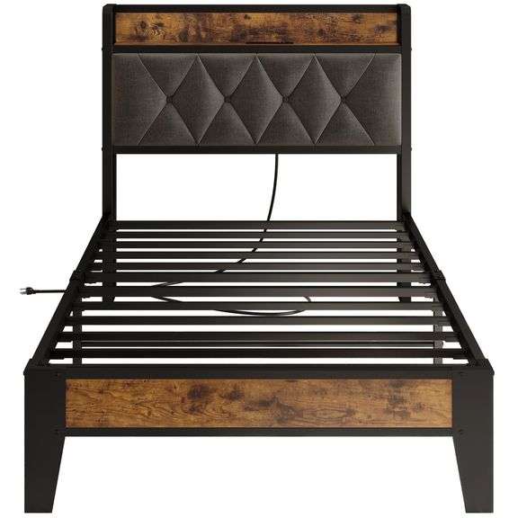 WILLISTON FORGE - Havin Metal Platform Storage Bed - Metzger Property ...
