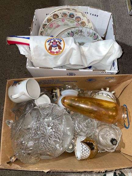 Tableware and Textiles Including Creative Fine China, Dresden, and ...