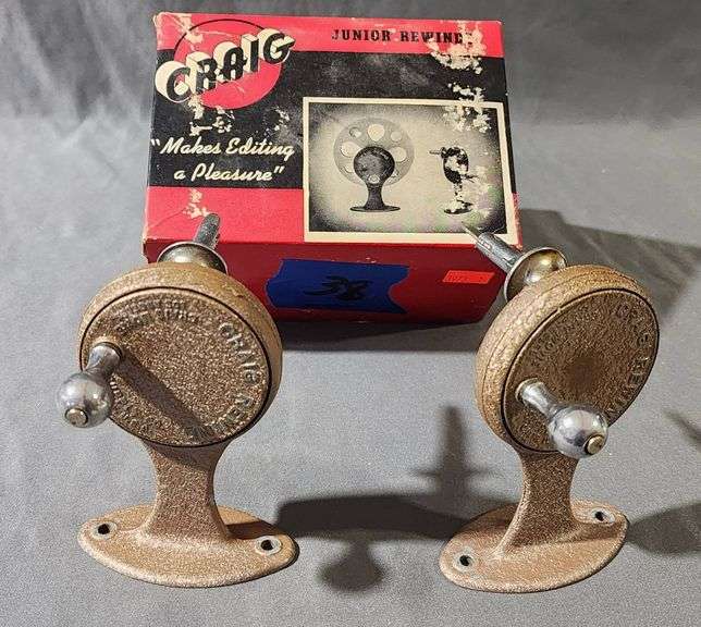 Craig 8mm Film Rewinder with Original Box - Metzger Property Services, LLC