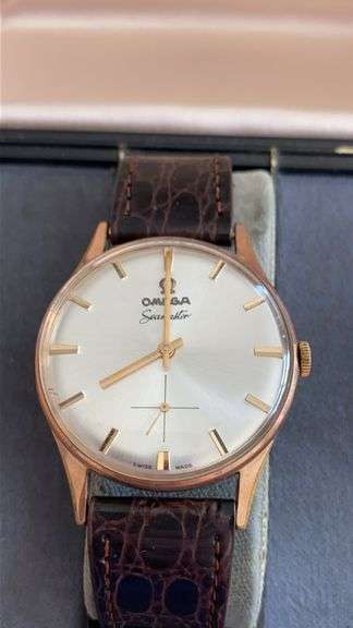 Omega Seamaster Gold-Plated Watch - Metzger Property Services, LLC