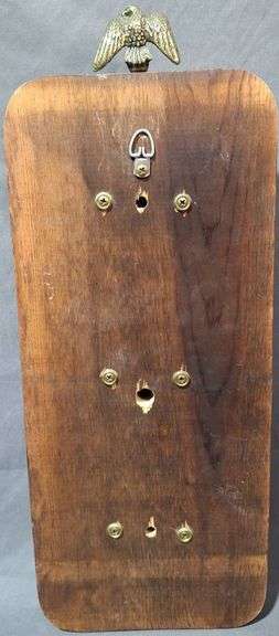 Springfield Wall-Mounted Weather Instrument Panel with Brass Gauges and ...