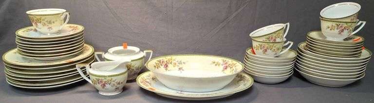 47 Pc. Sakura China Set with Floral Design, Made in Japan 3.5″-12 ...