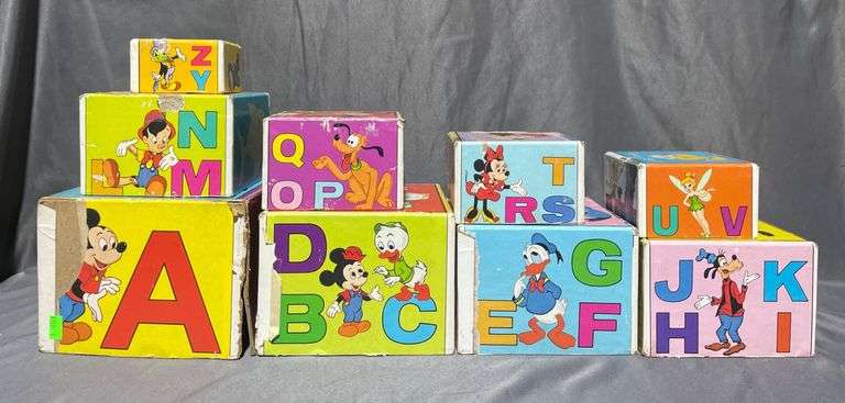 Colorful Nesting Cardboard Blocks Featuring Alphabet, Numbers, and ...