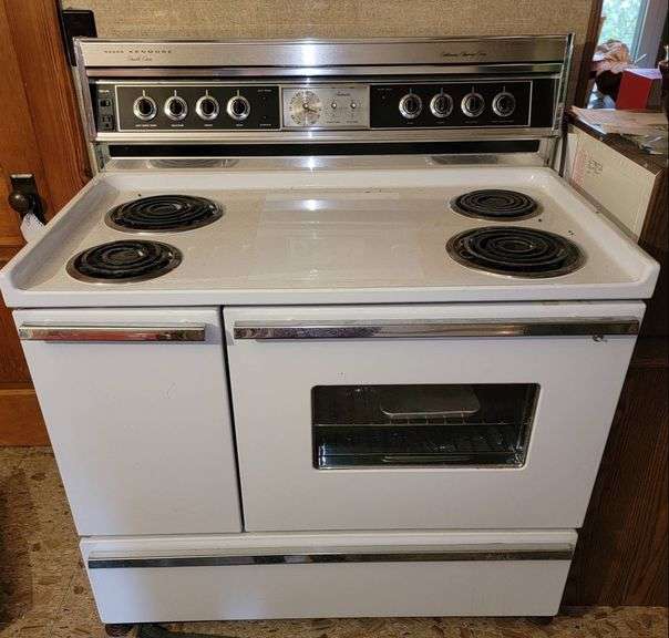 Sears Kenmore Double Oven Electric Range with Continuous Cleaning ...