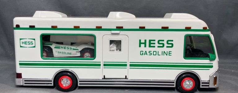 1998 Hess Recreation Van with Dune Buggy and Motorcycle 12”L - Metzger ...