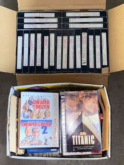 VHS Tapes, DVDs, Books, and Coloring Books - Metzger Property Services, LLC