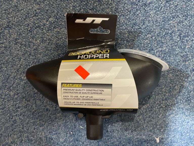 JT 200-Round Paintball Hopper with Lid - Metzger Property Services, LLC