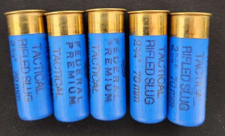 Federal premium 12 GA 2- 3/4" 1 oz. Maximum hydra shock HP rifled slugs ...