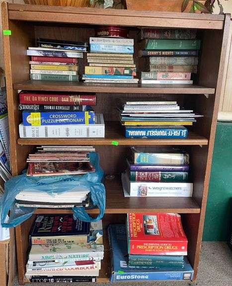Bookshelf with Books and Manuals 27.5x13x39.5″ - Metzger Property ...
