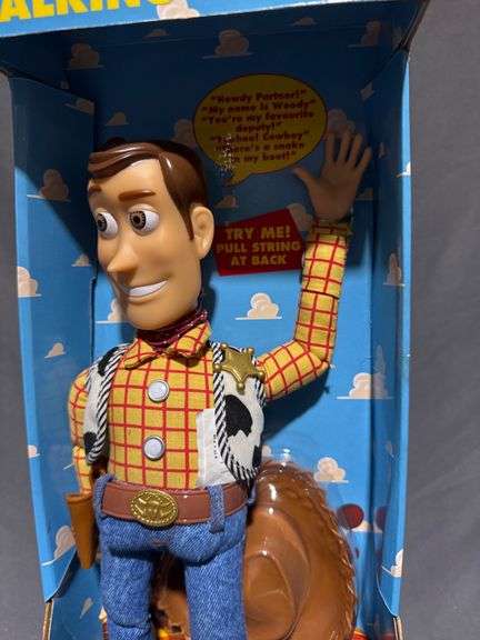 Disney Toy Story Talking Woody Pull-String Figure (Sealed) - Metzger ...