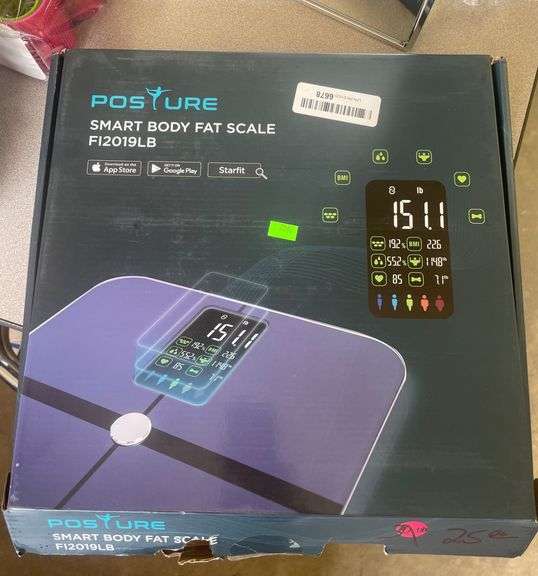 Posture Smart Body Fat Scale FI2019LB with Digital Display - Metzger ...