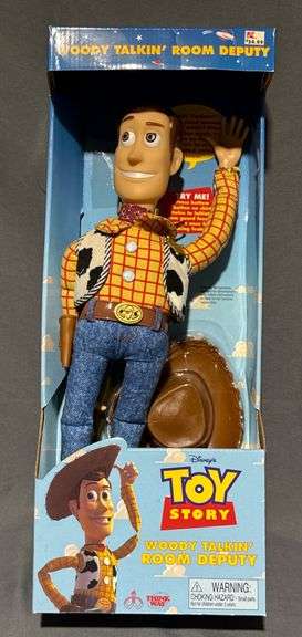 Toy Story Woody Talkin’ Room Deputy Action Figure (Sealed) - Metzger ...