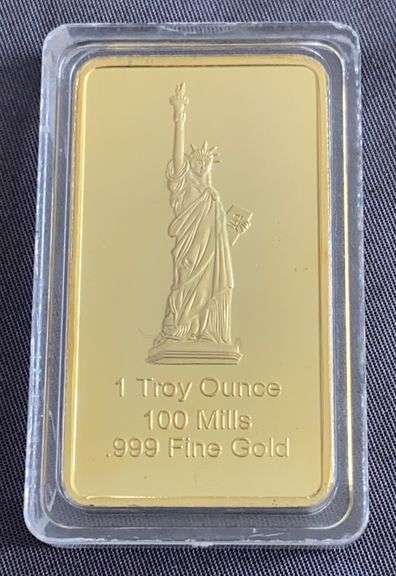 .999 Fine Gold 1 Troy Ounce Bar - Metzger Property Services, LLC