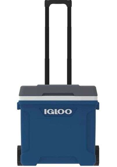 Igloo 62 Qt Rolling Cooler with Telescoping Handle and Wheels - Metzger ...
