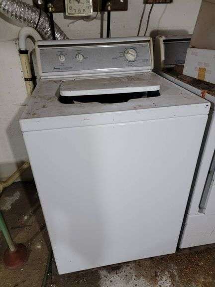 Amana Heavy Duty Washer with 7 Cycles and Large Capacity 25.5x28x43 ...