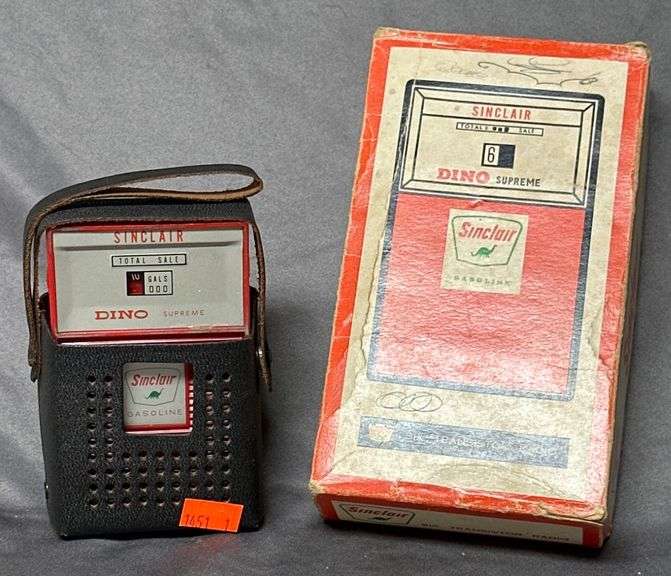 Sinclair Dino Supreme Model 600 Transistor Radio with Original Case and ...