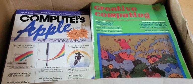 Computing Magazines Featuring Compute’s Apple, Creative Computing ...